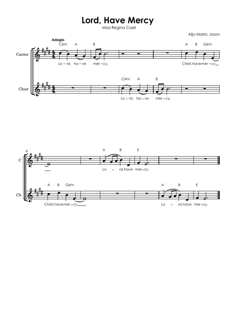 Lord, Have Mercy - MRC | PDF