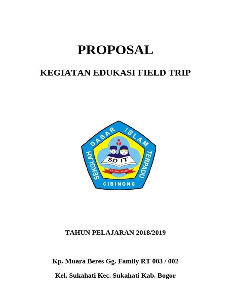 PROPOSAL Field Trip 2019...... | PDF