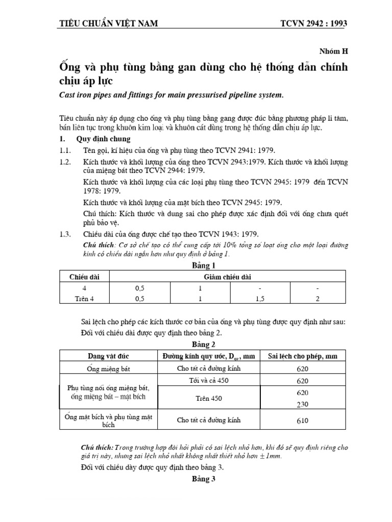 TCVN 2942 1993 | PDF