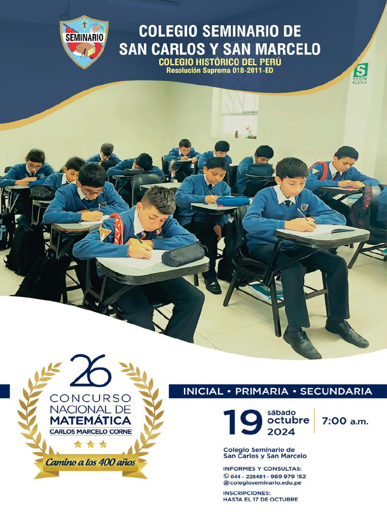 Concurso de Aptitud Matemática 2024 | PDF | Ecuaciones | Números