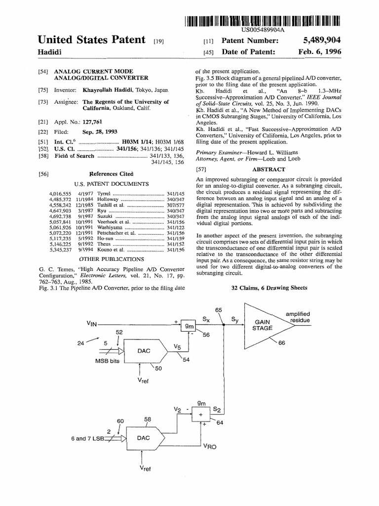 Nasa - Analog Current Mode Analog - Digital Converter | PDF | Analog To ...