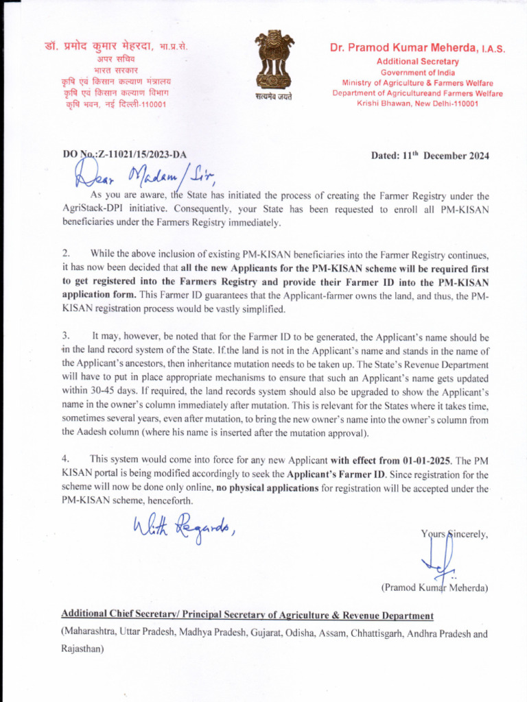 Letter To States 11.12.2024 | PDF