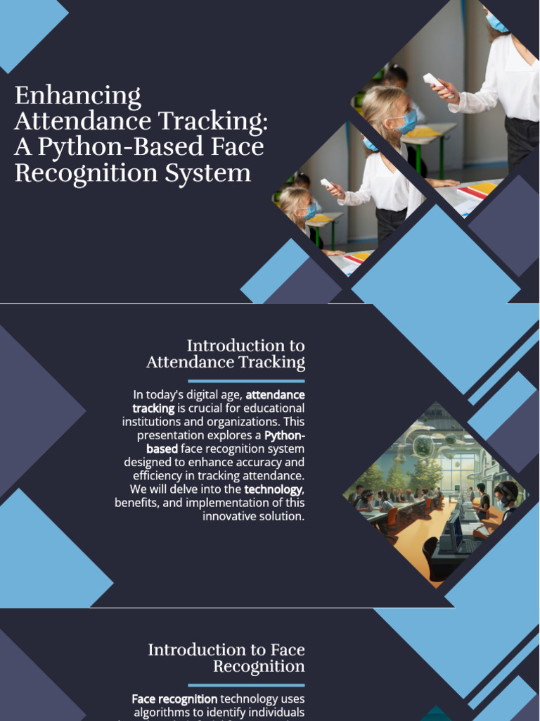 Slidesgo Enhancing Attendance Tracking A Python Based Face Recognition System 202412091000515LMy ...