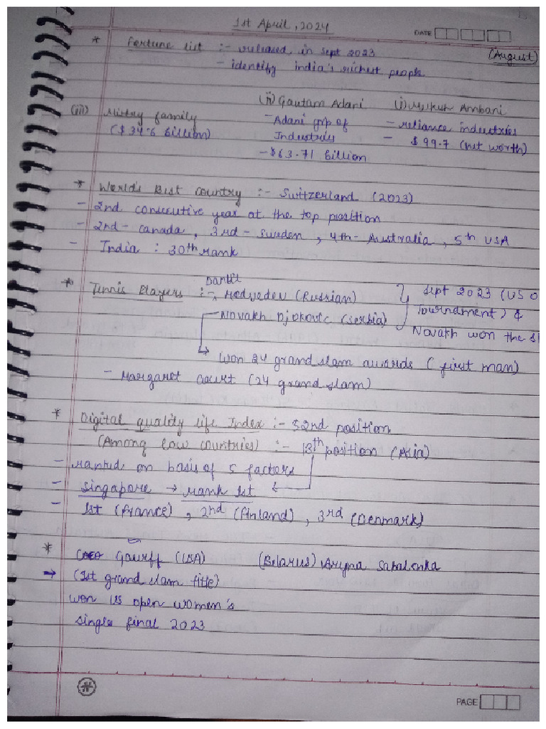 Current Affairs 1 | PDF