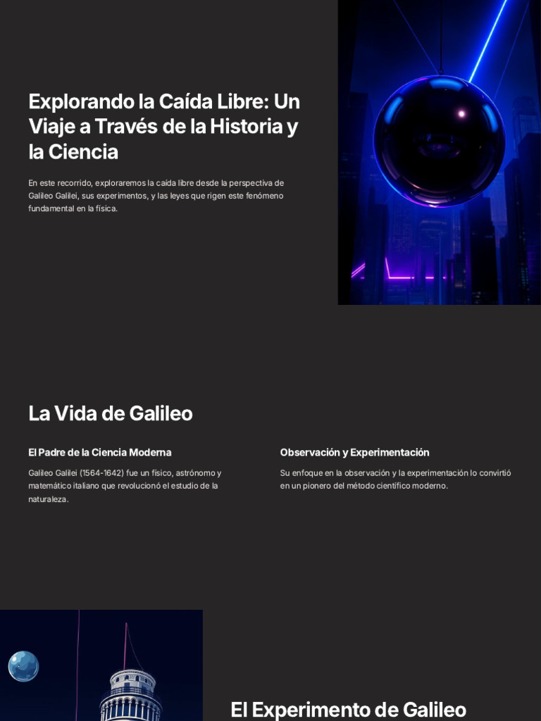 Explorando-la-Caida-Libre-Un-Via | PDF