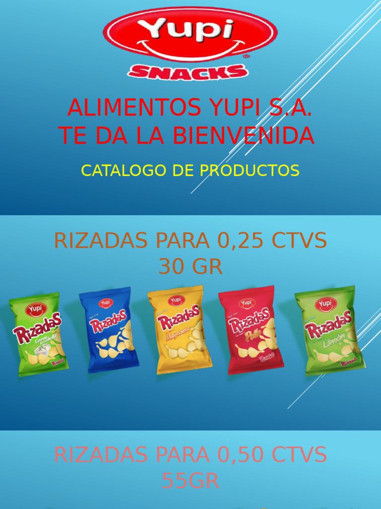 Catálogo de Productos Yupi S.A. | PDF