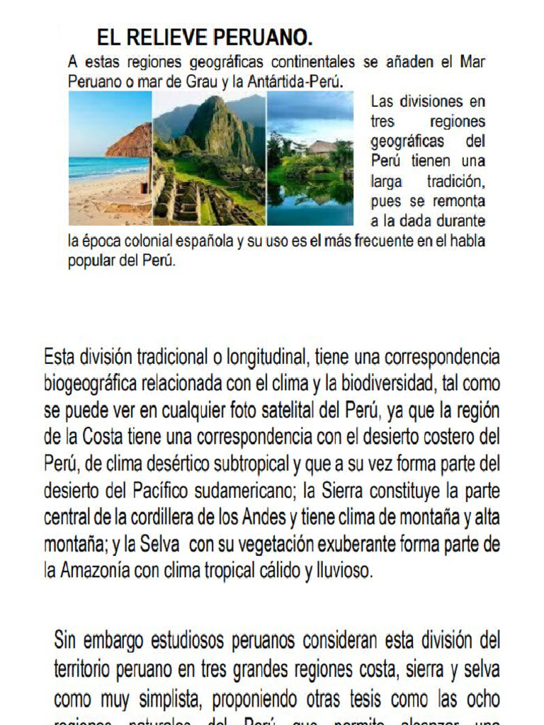 Relieve Peruano | PDF