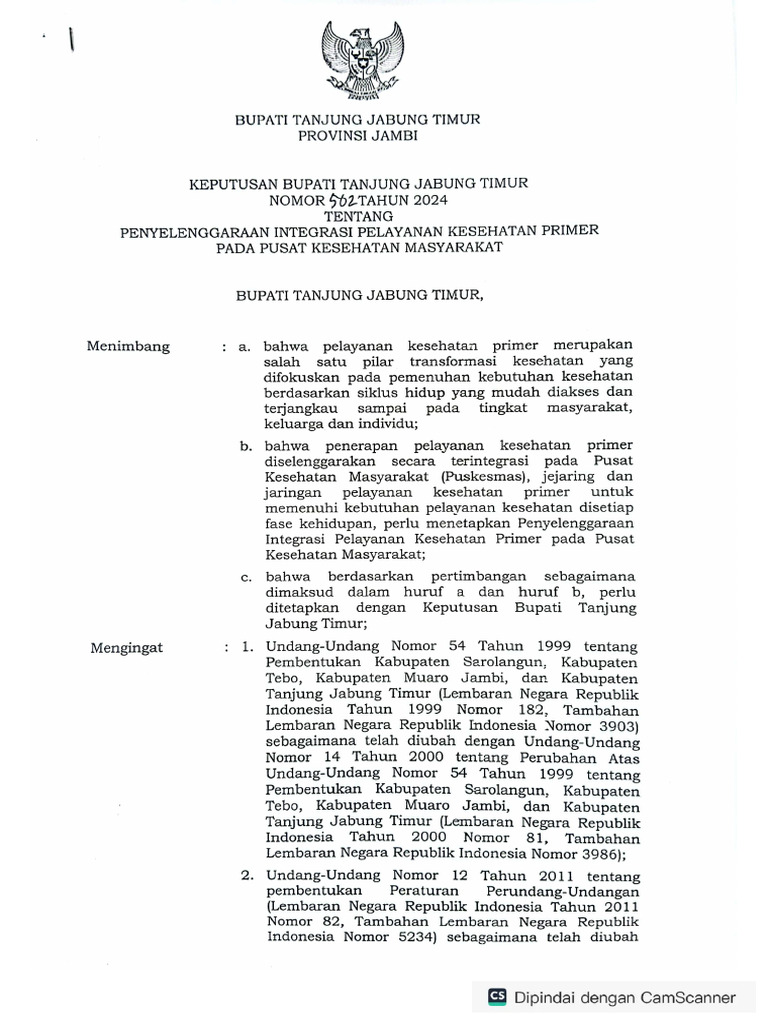 SK Ilp Kab TJT 2024 | PDF