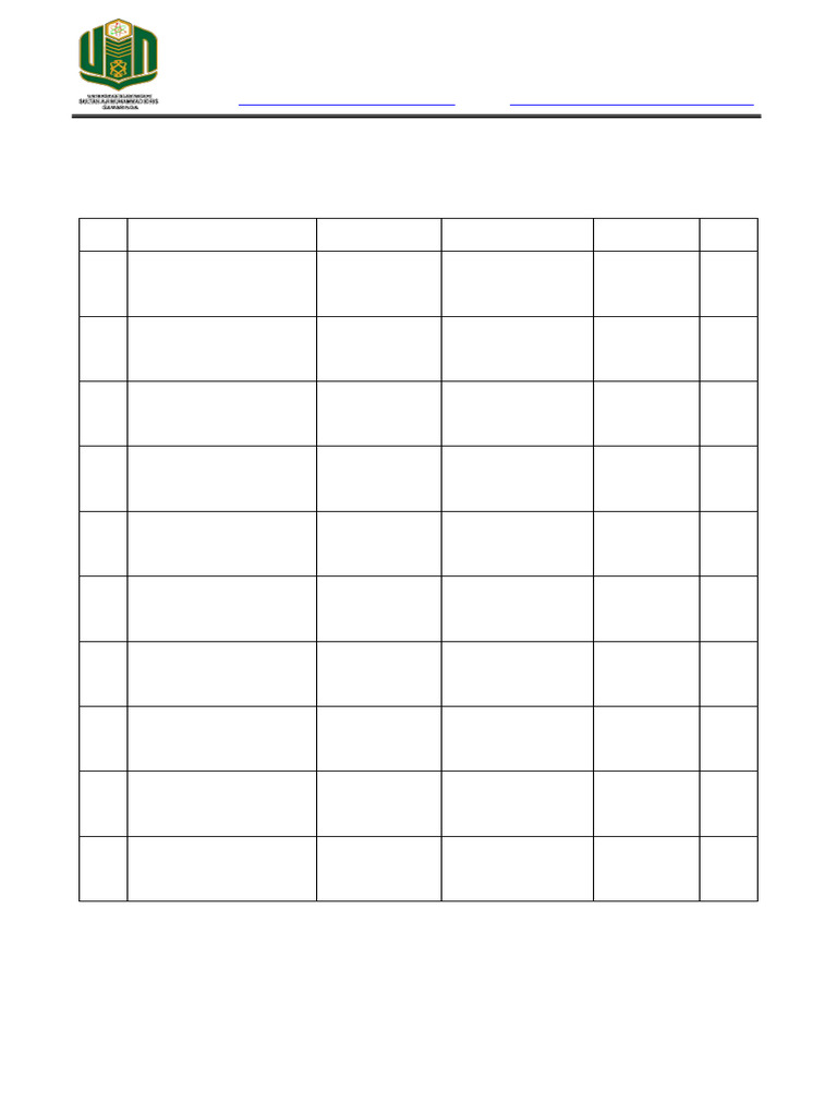 Daftar Hadir Sempro 1 | PDF