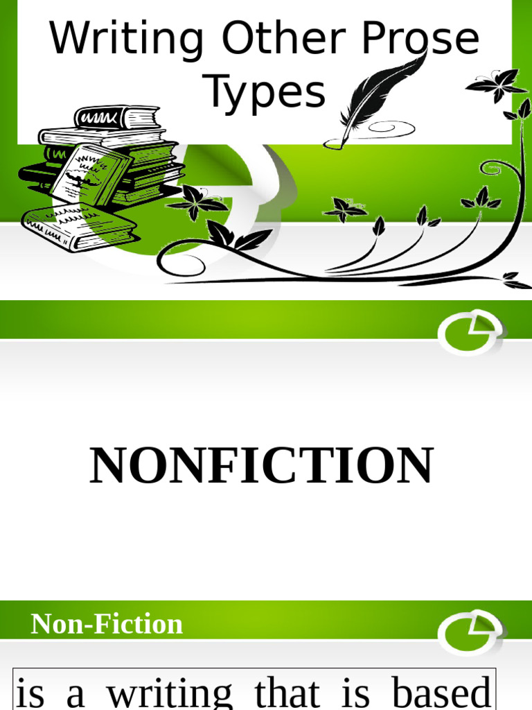 New Ppt Prose | PDF | Non Fiction | Creative Nonfiction