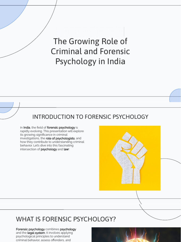 Criminal Psychology | PDF | Psychology | Forensic Science