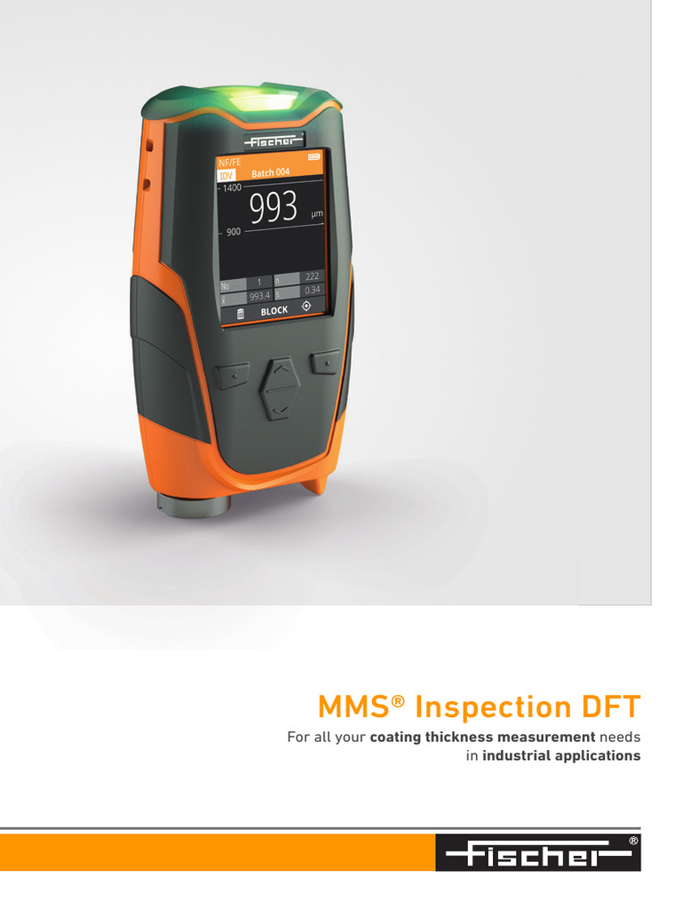 Brochure MMS Inspection DFT Industries 1000667 en | PDF | Calibration ...