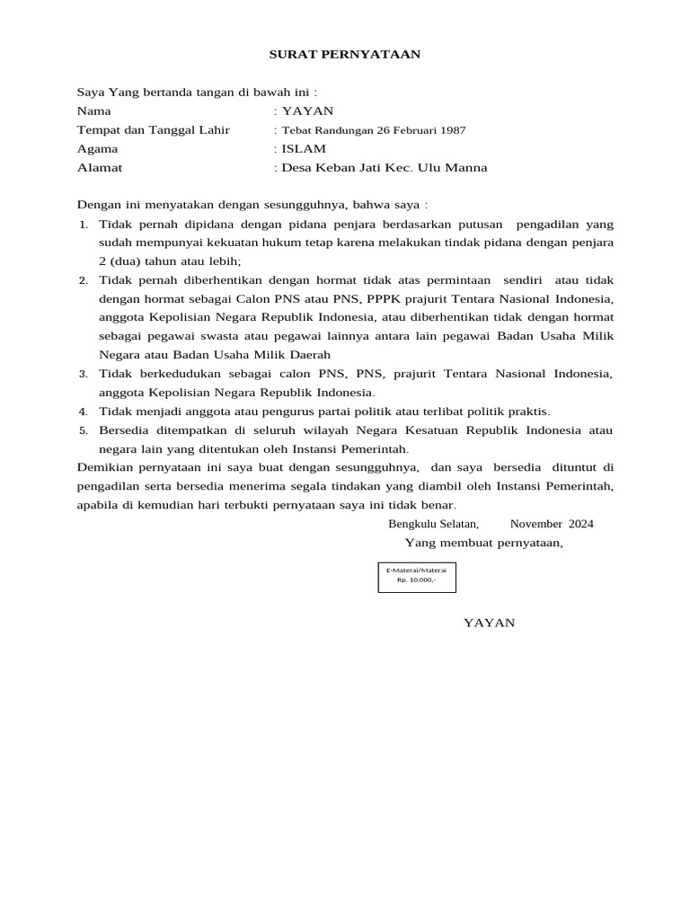 Prsyaratan P3K Yayan | PDF