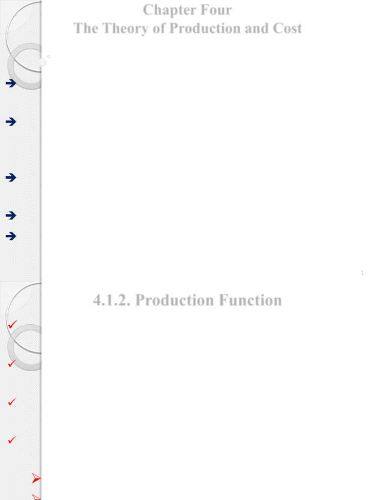 Chapter - 4 Theory of Production (1) | PDF | Production Function | Labour Economics