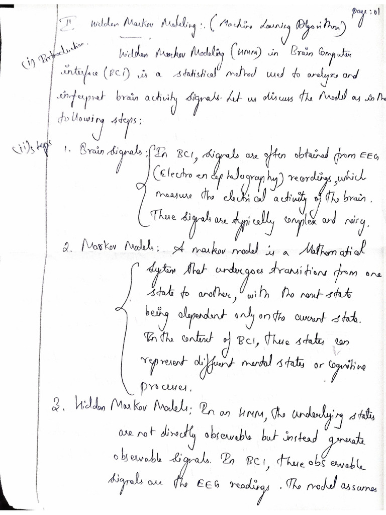 Hidden Markov Modeling | PDF