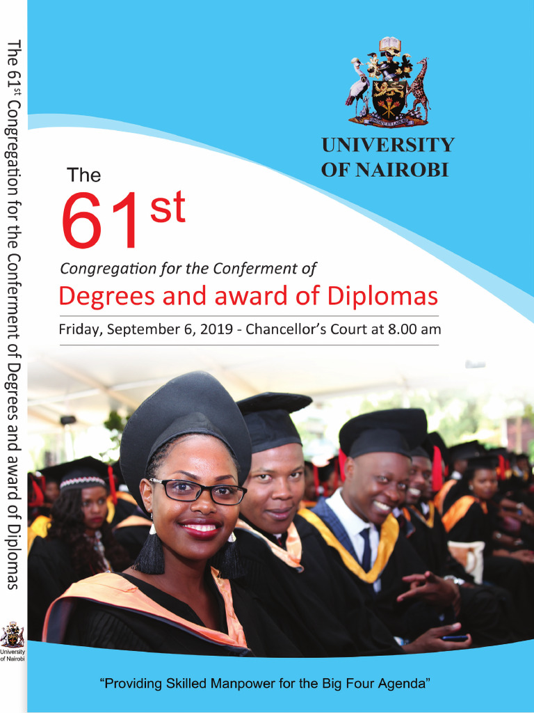 61st Graduation Booklet Corporate | PDF | Academic Degree | Doctor Of ...