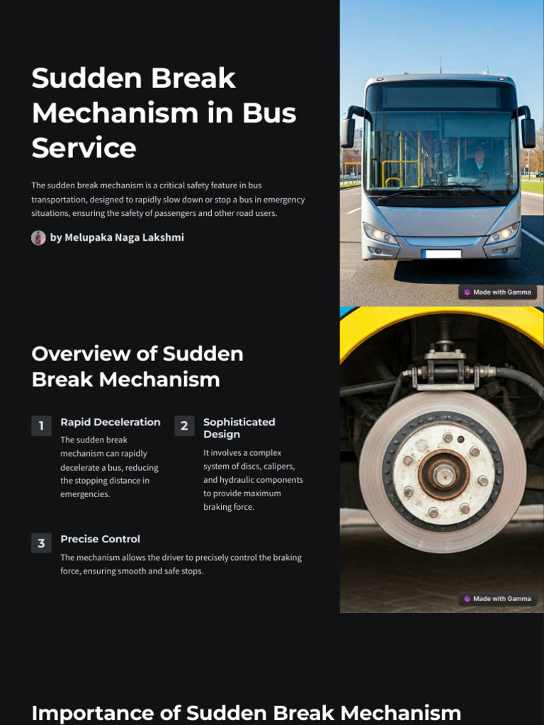 For Sudden Break | PDF | Brake | Anti Lock Braking System