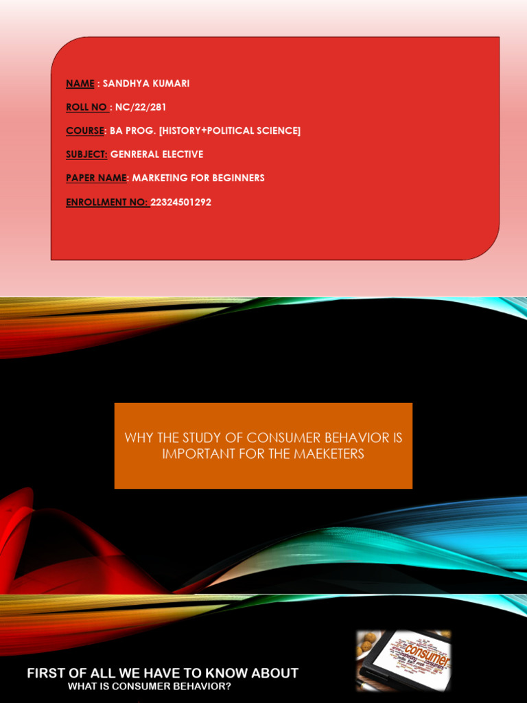 sandhya ppt | PDF | Marketing | Consumer Behaviour