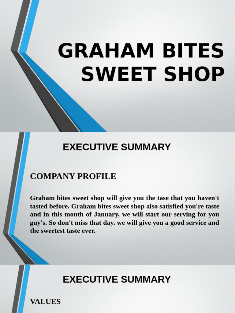 Graham Bites Sweet Shop Profile | PDF