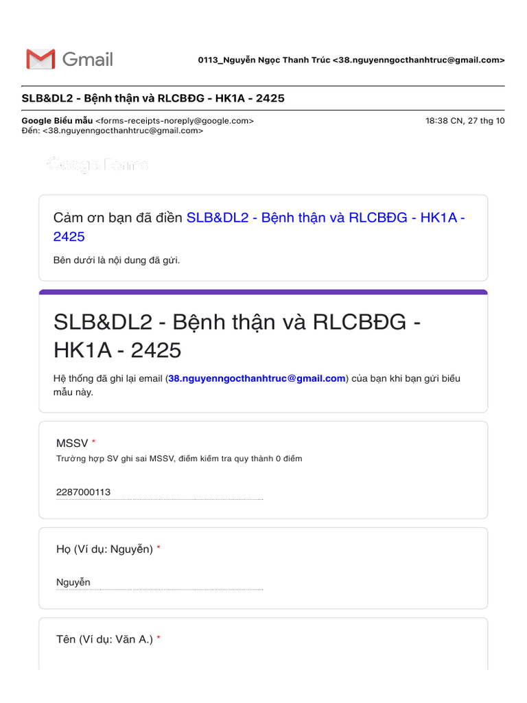 SLB&DL2 - Bệnh Thận Và RLCBĐG - HK1A - 2425 | PDF