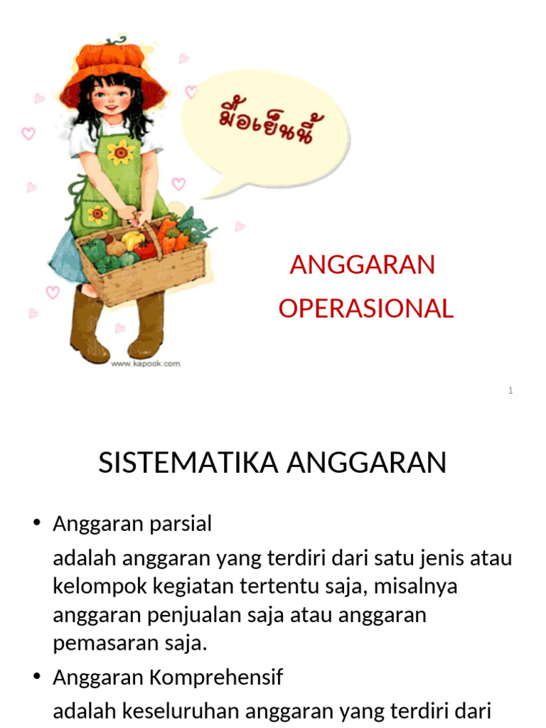 Anggaran Operasional | PDF