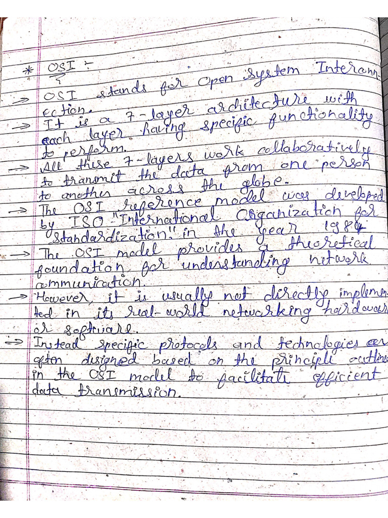 OSI and TCPIP Model | PDF