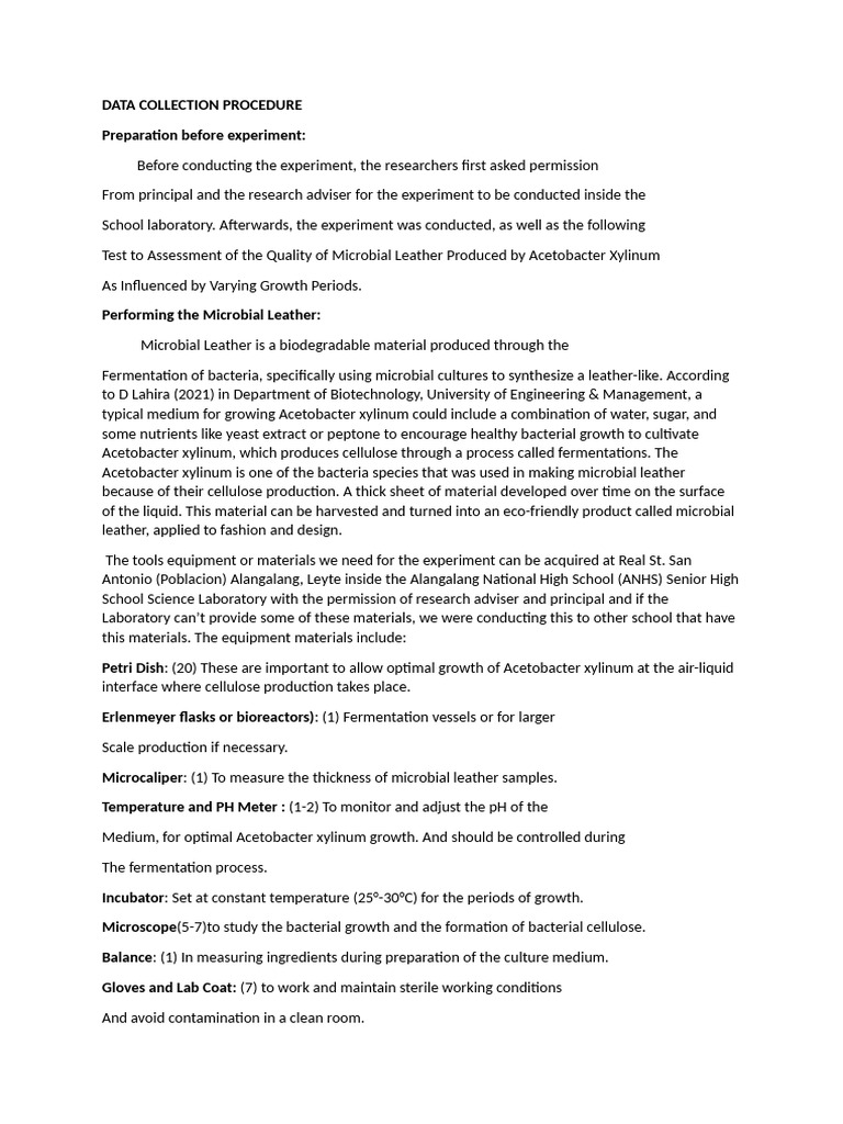 Data Collection Script Tnx. | PDF | Microorganism | Growth Medium