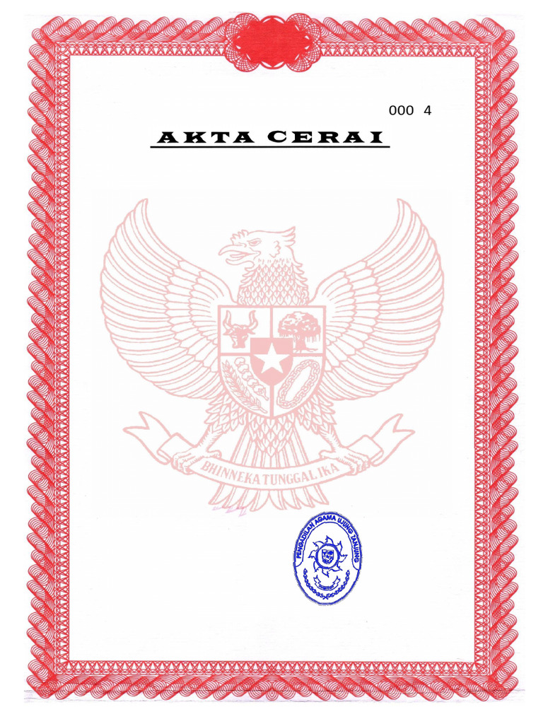 Akta Cerai | PDF