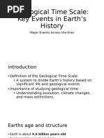 Geological Time Scale Overview | PDF | Earth Sciences | Geology