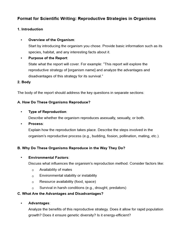 Toddle - Scientific Report Format | PDF | Reproduction | Biology