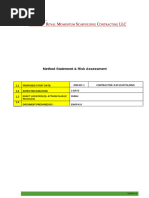 Method Od Statement For Hoarding Installation | PDF | Business