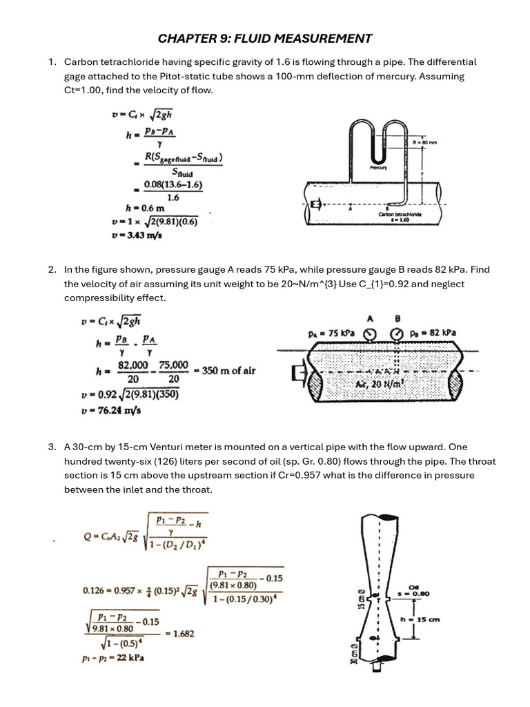 Fluid Measurement and Multi-Phase Flow Analysis | PDF