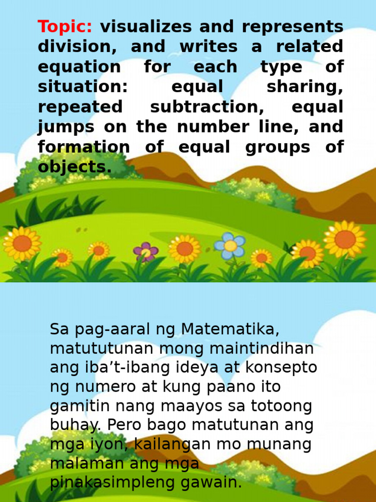 Q3 - MATH - MOD 1 - #Visualizes and Represents Division | PDF