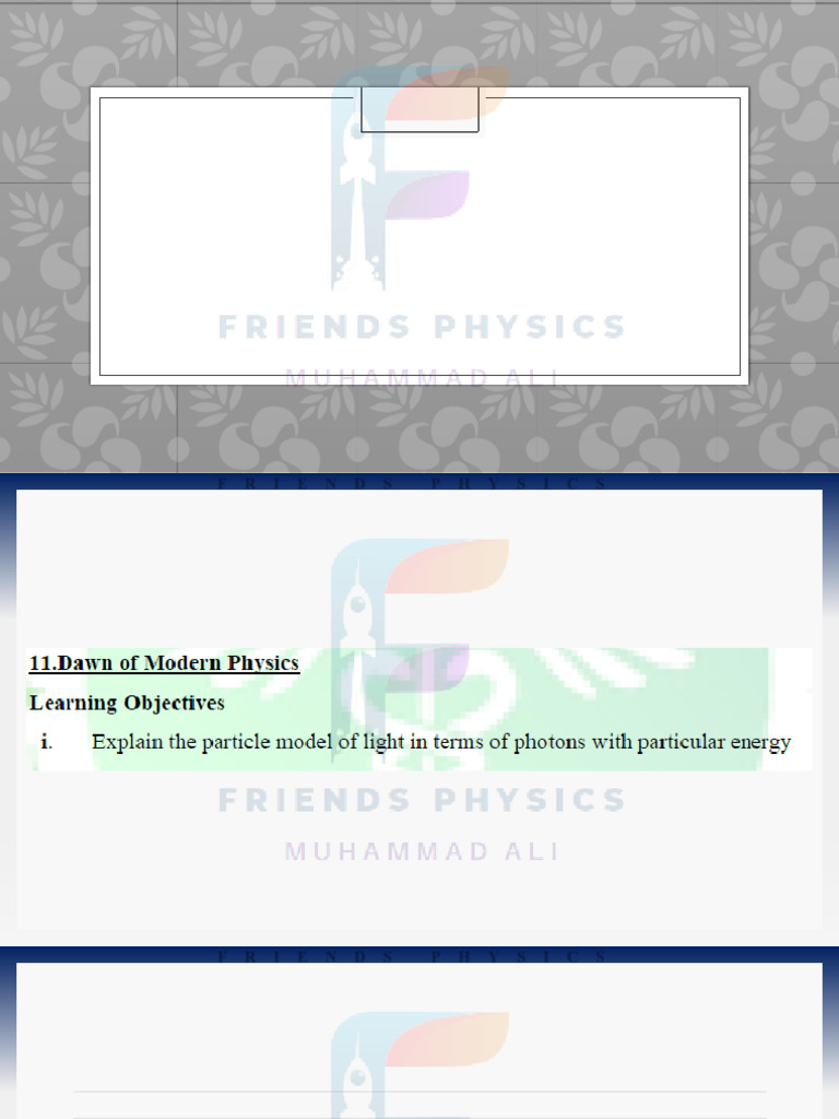Understanding Photons in Modern Physics | PDF | Photoelectric Effect ...