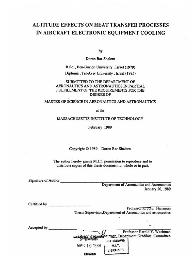 Altitude Effects | PDF | Heat Transfer | Humidity