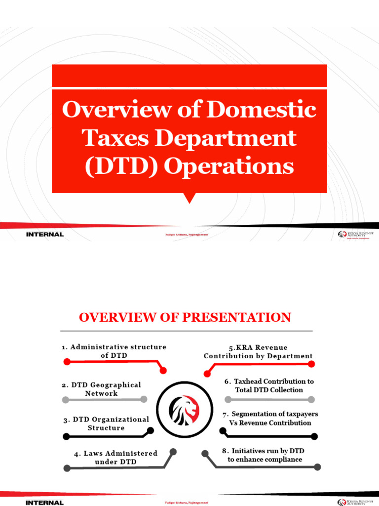 Overview of DTD Operations | PDF | Taxes | Service Level Agreement