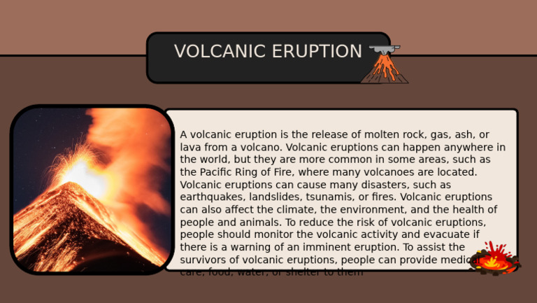 Project Unit9 Volcanic Eruption | PDF
