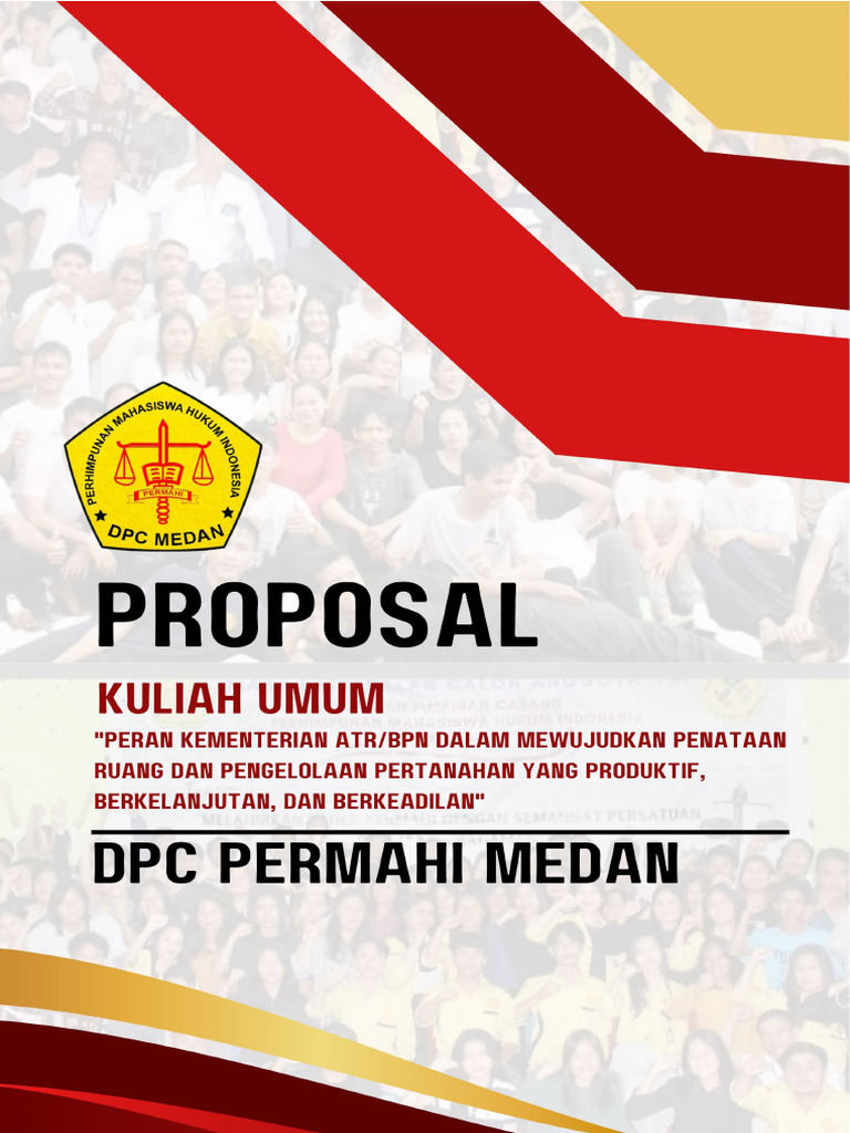 Proposal Seminar Nasional Atr Bpn Dpc Permahi Medan 2024 | PDF