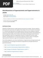 Etiology and Evaluation of Hypernatremia in Adults - UpToDate | PDF ...
