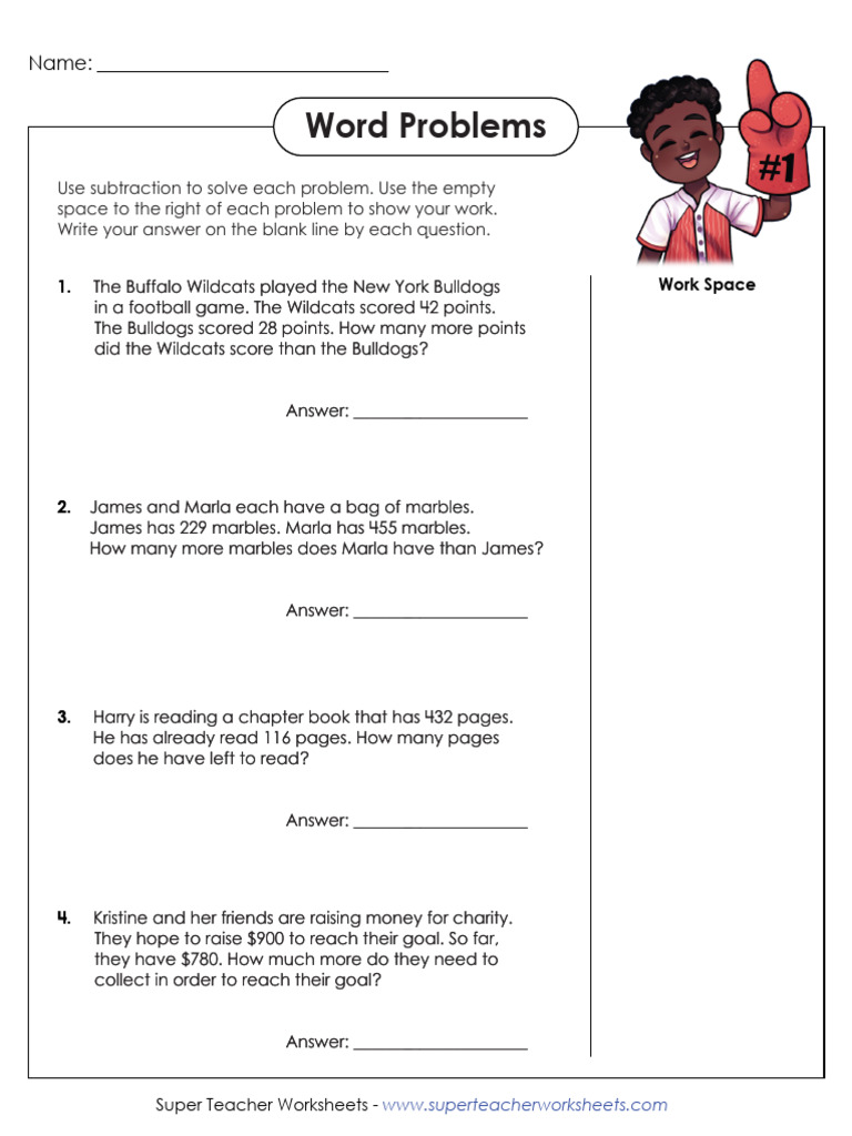 WK6 subtract word-problems | PDF