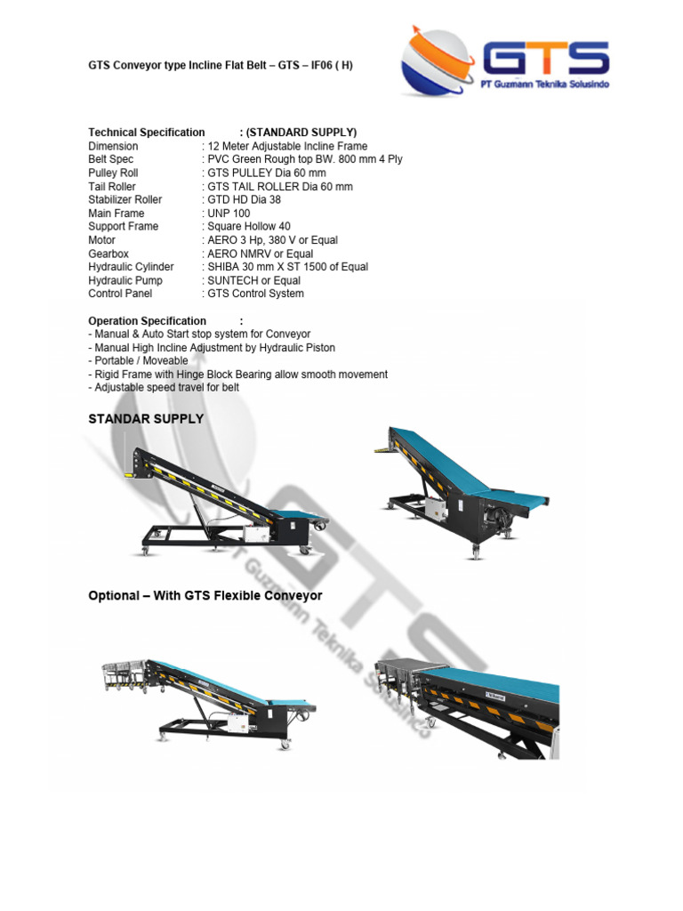 Brosur Incline Gts | PDF