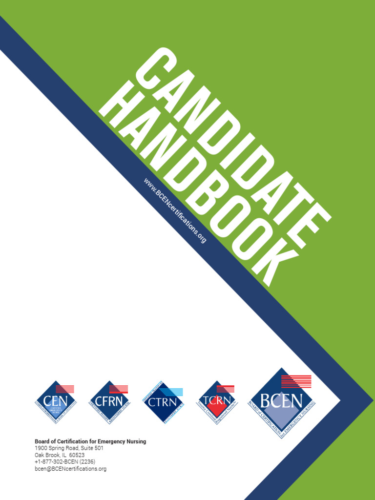 TCRN Certification Handbook | PDF | Identity Document | Nursing