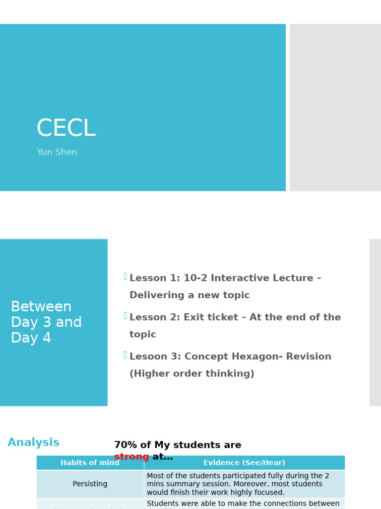 CECL | PDF | Thought | Concept