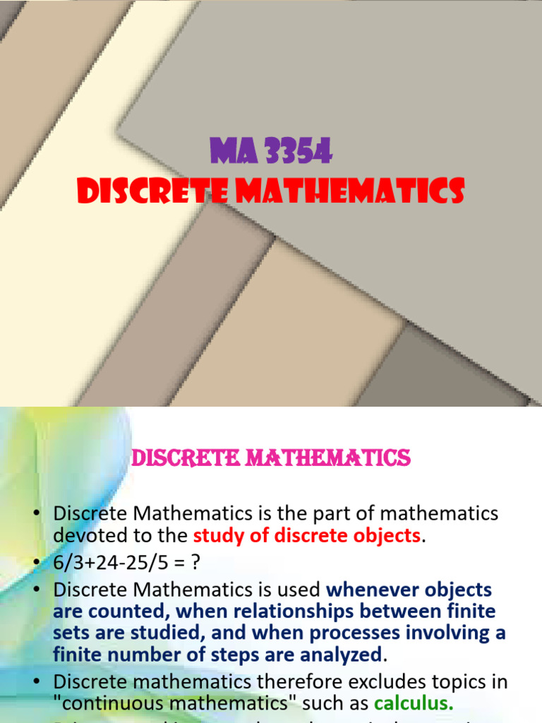 Unit 1 - Logic and proofs | PDF | Logic | Mathematics Unit 1 - Logic and proofs | PDF | Logic | Mathematics