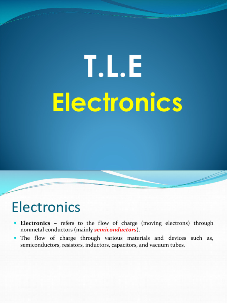 Electronics_TLE-Reviewer-copy | PDF | Capacitor | Resistor