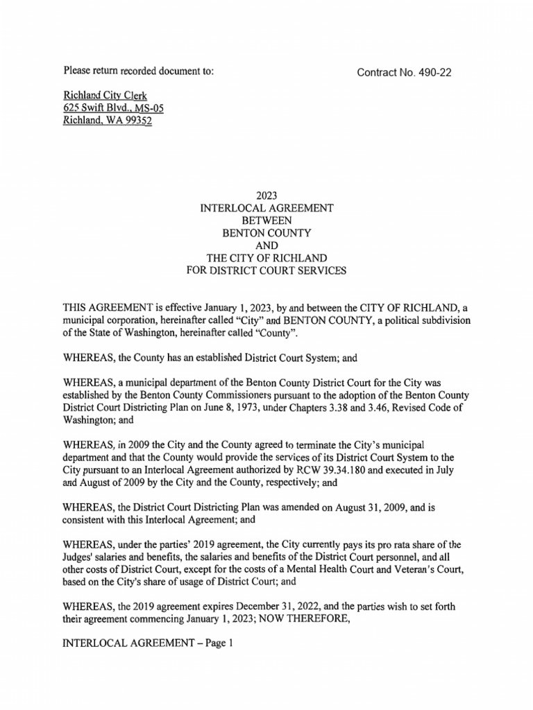 2023 Interlocal Agreement | PDF