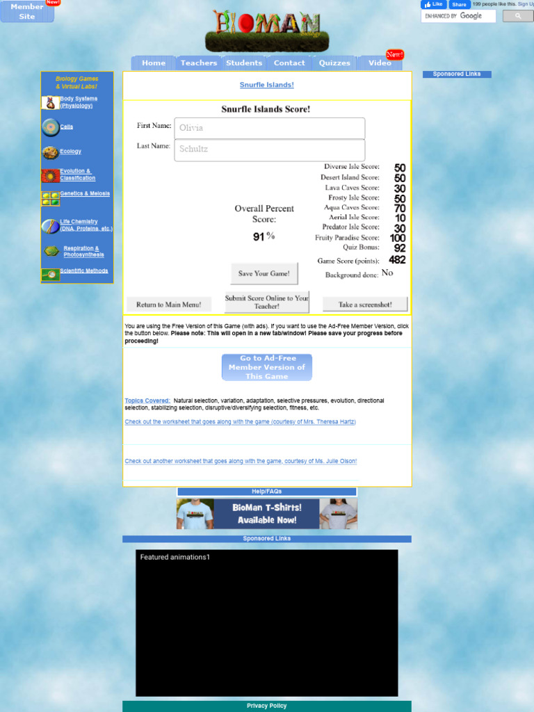 BioMan Biology | PDF | Natural Selection | Biology