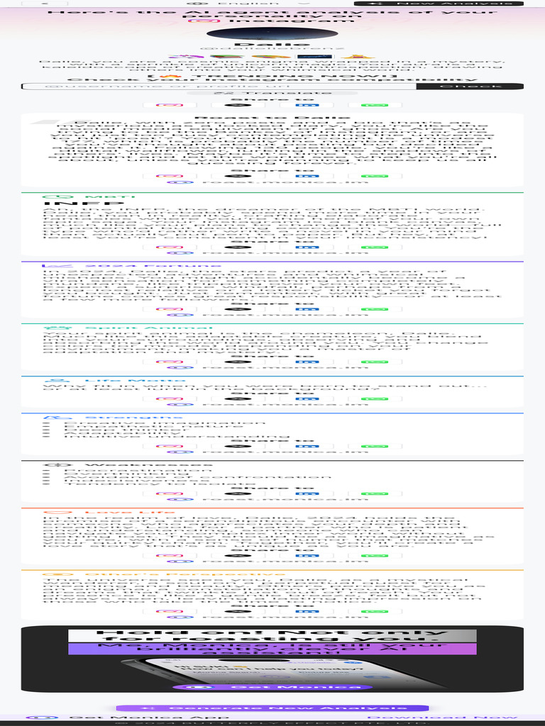 Dalieliebrenz Instagram Personality Analysis by a… 3 | PDF