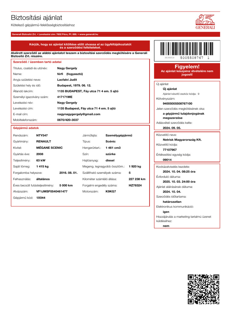 Generali Dokumentum 20241010040825 | PDF