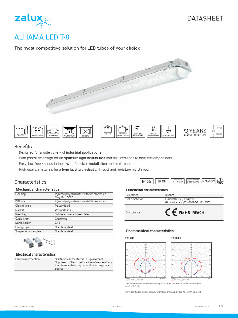 ZALUX_datasheet | PDF | Electrical Engineering | Electricity